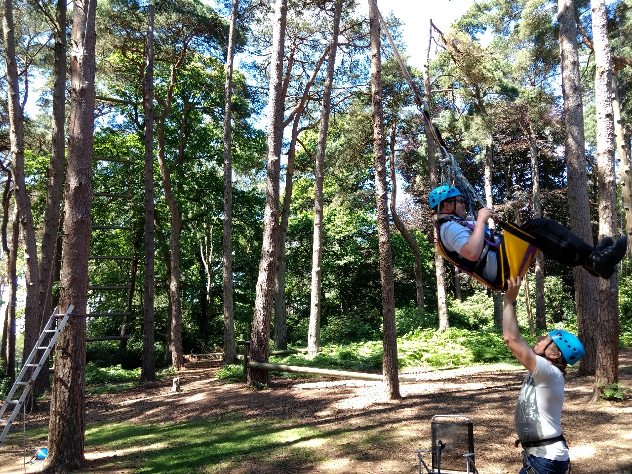 Avon Tyrrell 2019 – High Ropes and Climbing Wall – Oxford Phab